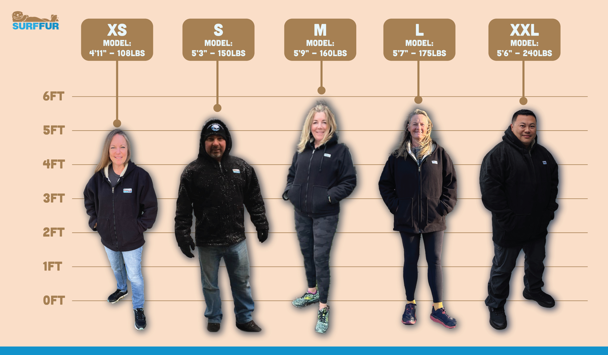 Surf Hoodie with Waterproof Breathable Fuzzy Design by Surf-fur