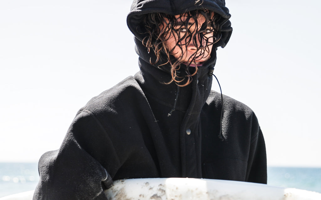 SurfCheck Hoodie in BLACK – Surf-fur